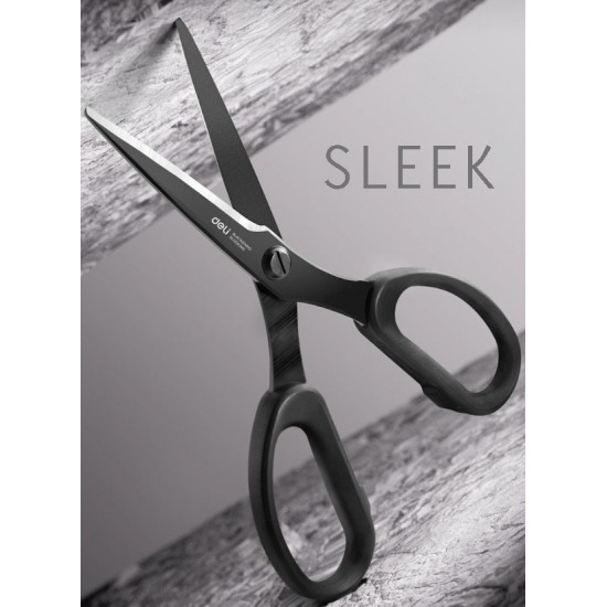 Deli 77790 Black Stainless Steel Scissors - 175mm Office & Home [Your ...