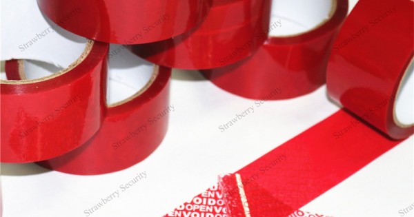 50m RED Tamper-Evident Security Sealing Tape [Your online shop for ...