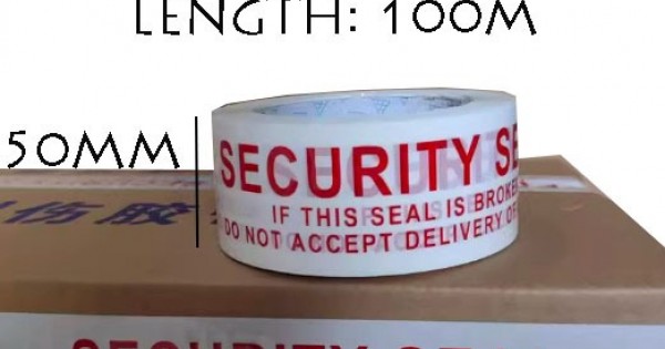 JUMBO Security Tape 50mm x 100m | Tamper Evident Packing Tape Singapore ...