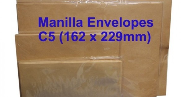 Manilla Envelope C5 6-3/8 x 9 (Pack of 20) [Your online shop for ...
