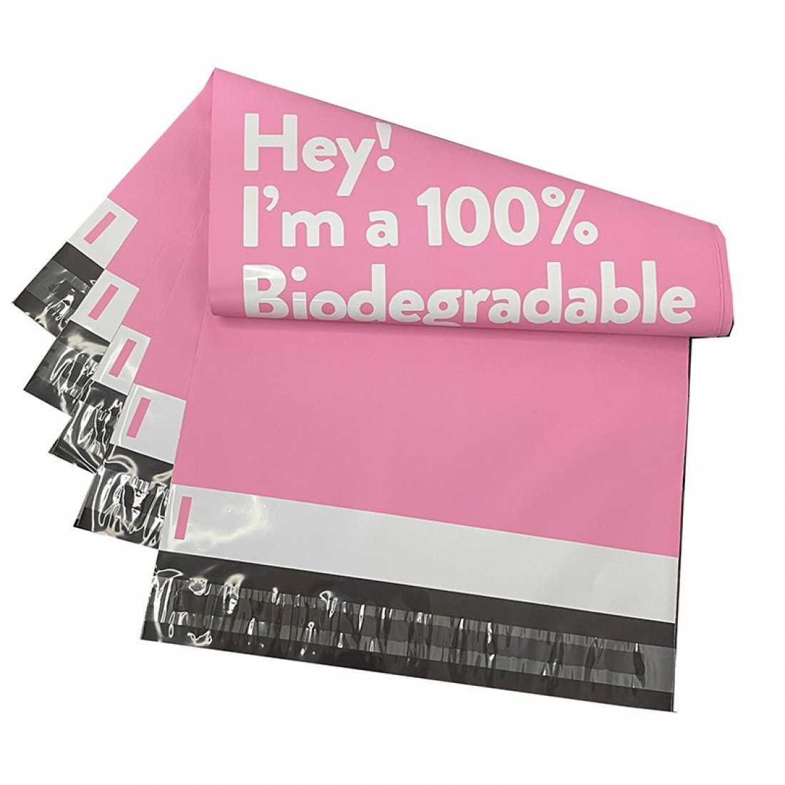d2w Biodegradable Eco-Friendly Designer PolyMailer Bags Matt Pink Theme ...