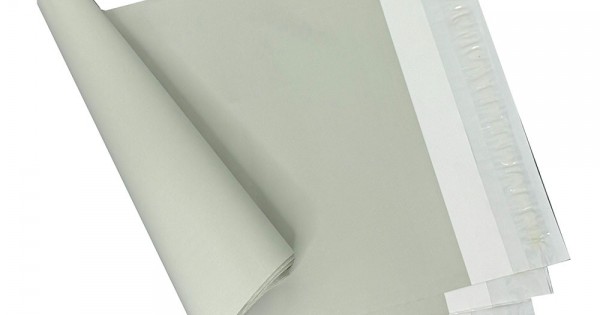 Pastel Grey Poly Mailer #M 25.5x33cm [Your online shop for Ecommerce ...