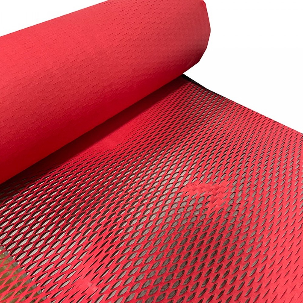 Red 38cm x 20m Eco-Friendly Kraft Brown Honeycomb Mesh Wrapping Paper ...